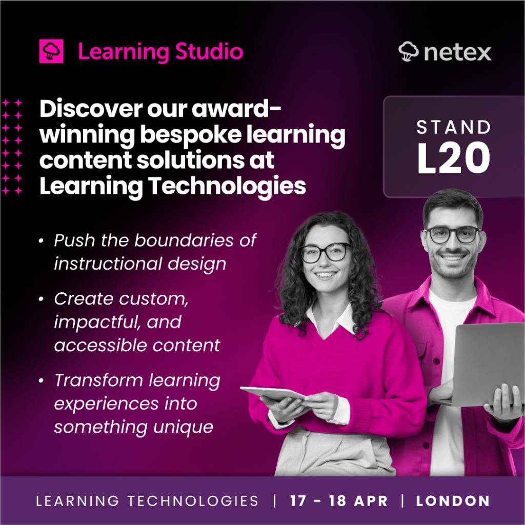 Evento: Learning Technologies UK 2024 — Netex